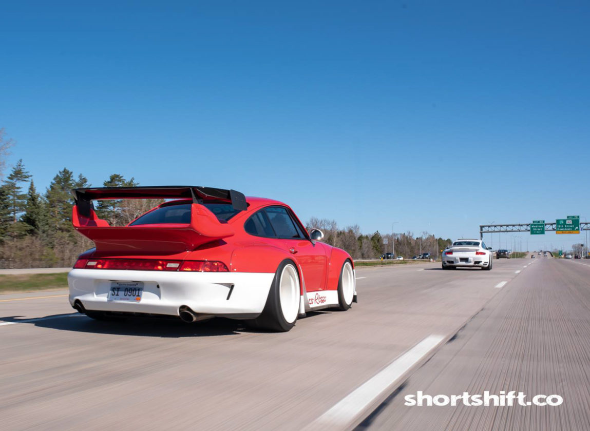 Shoots! Porsche RWB 964 and 997 Turbo